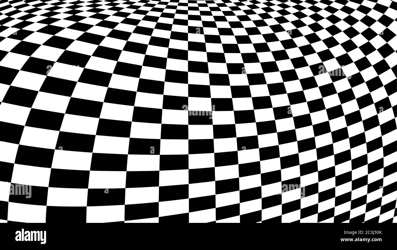 Optical illusion vector. Checker texture. Vector illustration Stock ...