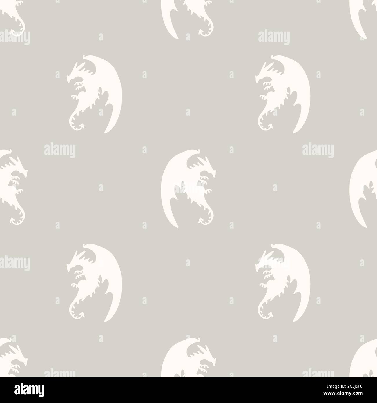 Seamless background dragon gender neutral baby pattern. Simple ...