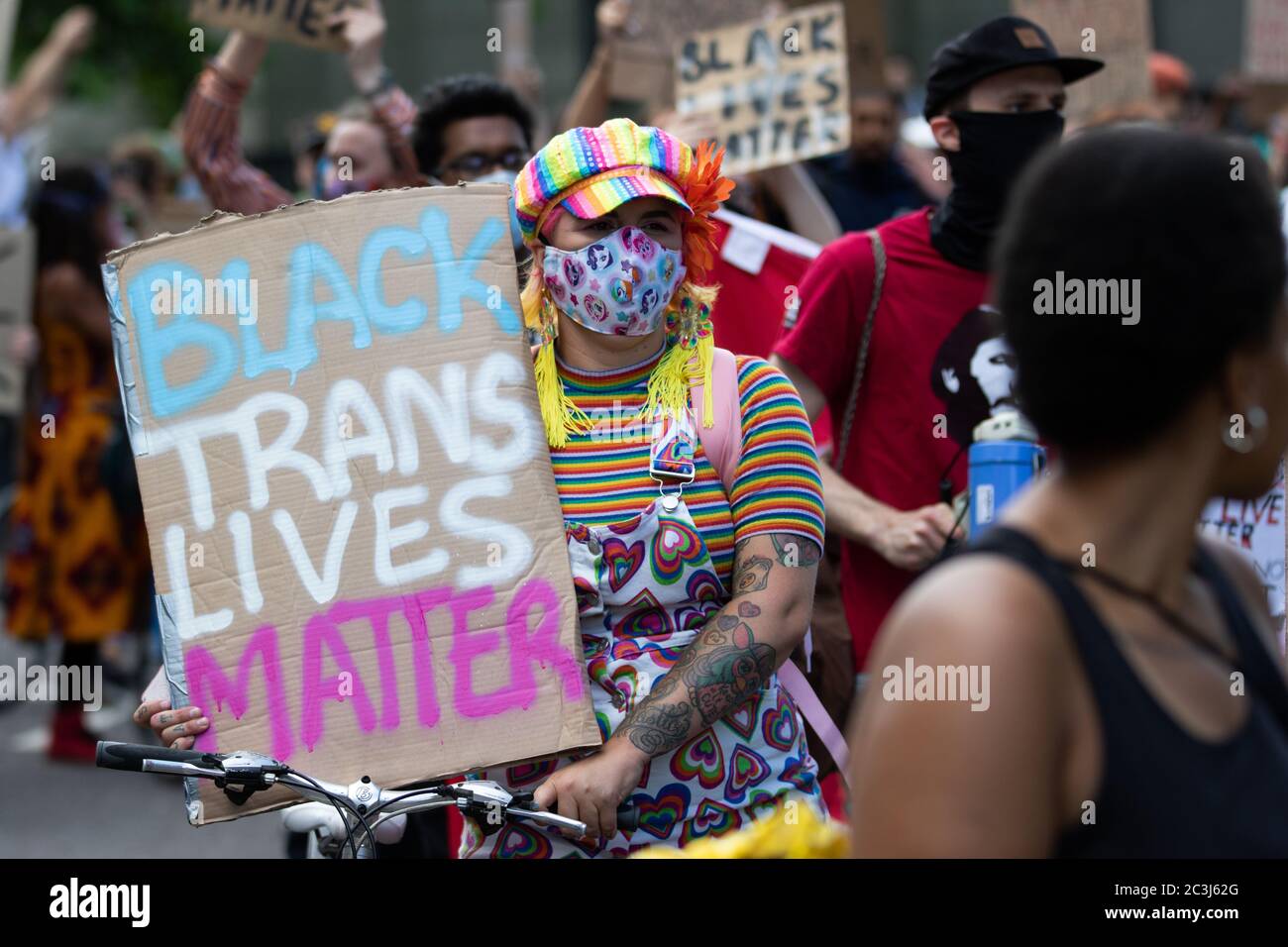 Lgbt lgbtq protest protesting hi-res stock photography and images - Alamy