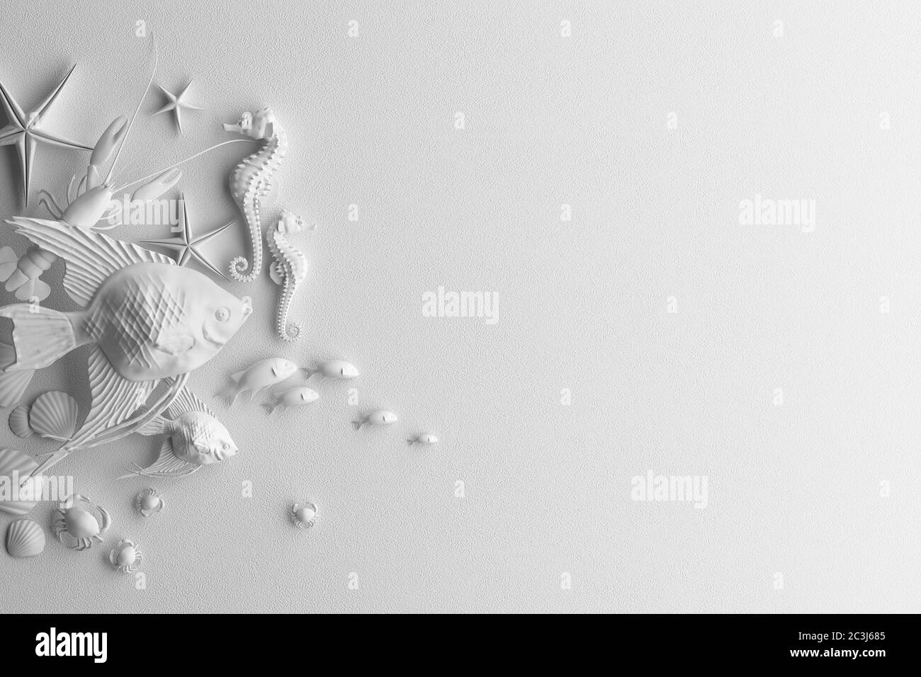 Top view white figures Black and White Stock Photos & Images - Alamy