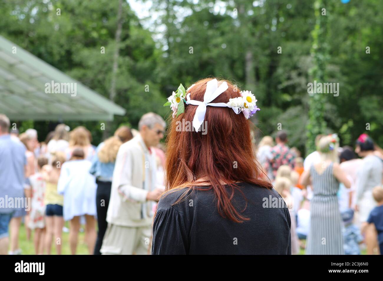 Midsummer sweden celebration hi-res stock photography and images - Alamy