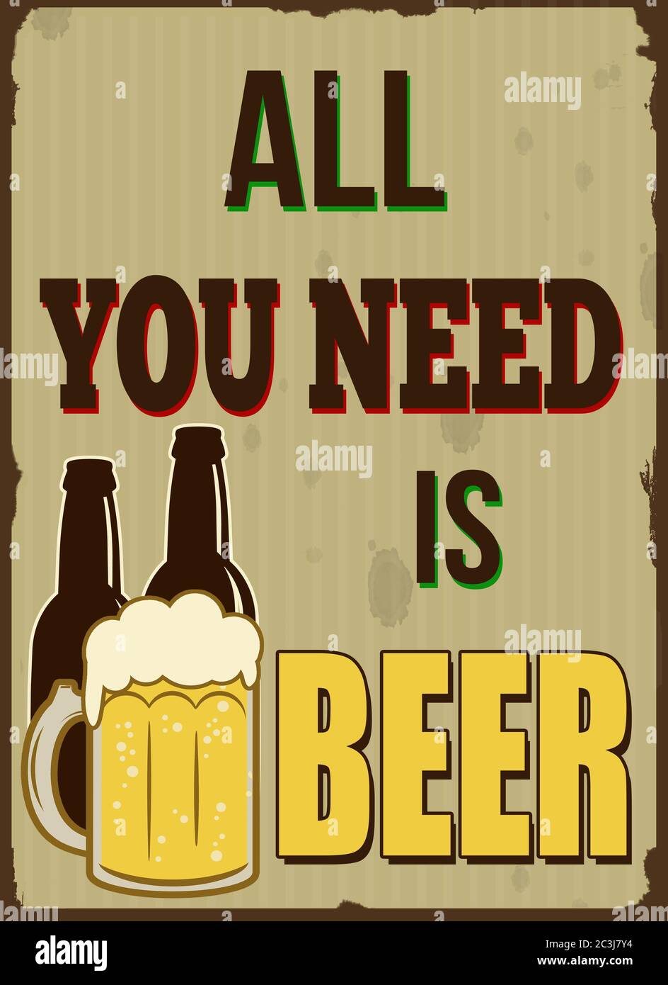 Beer advertising art hi-res stock photography and images - Alamy