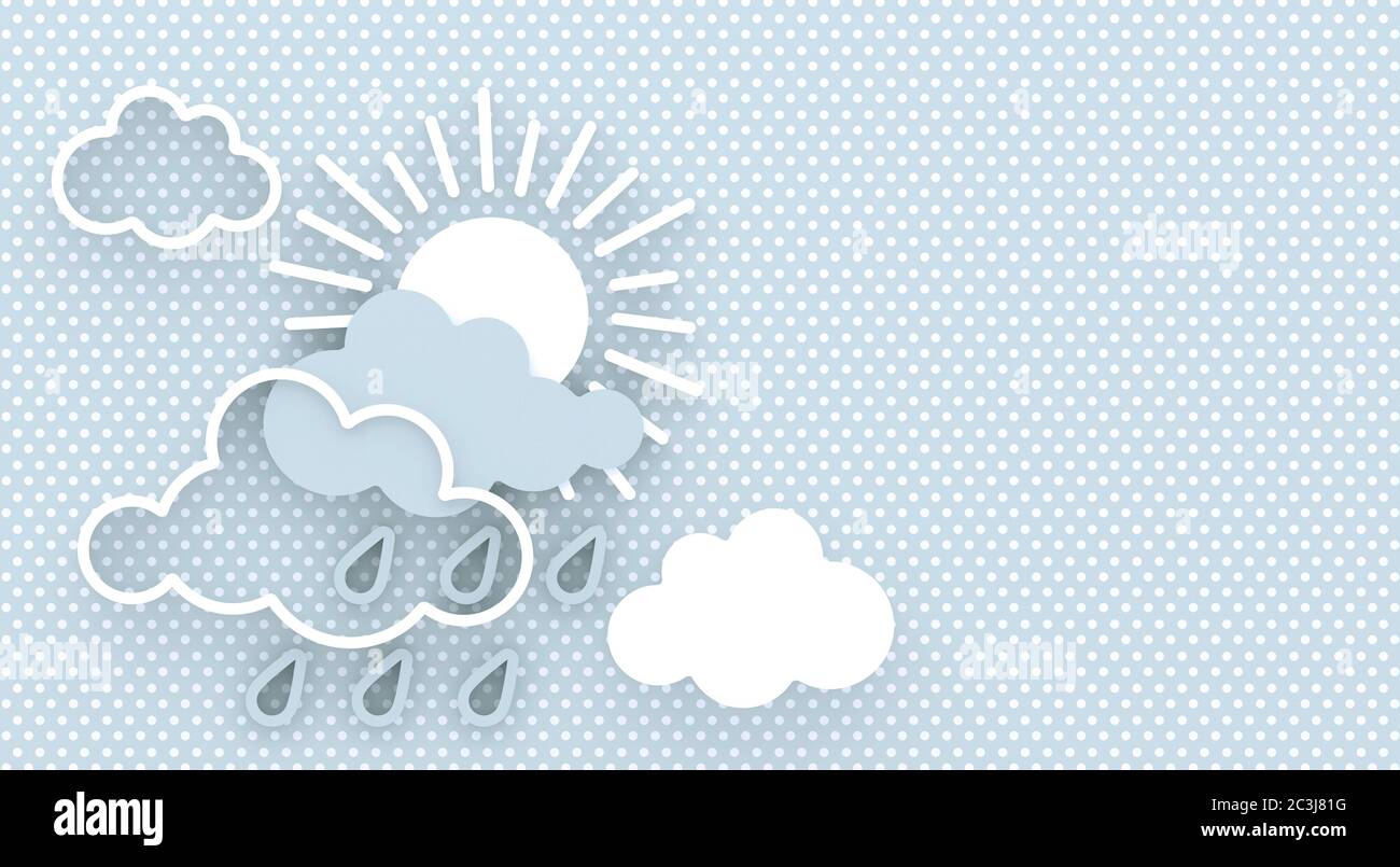 Cartoon raindrops hi-res stock photography and images - Alamy