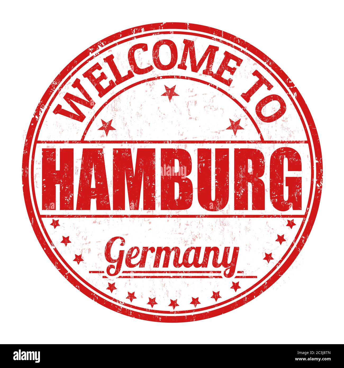 Hamburg road sign Cut Out Stock Images & Pictures - Alamy