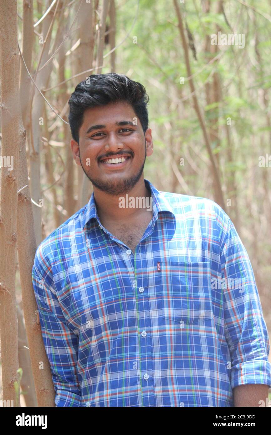 person,over background as portrait of,trees,sunlight Stock Photo - Alamy