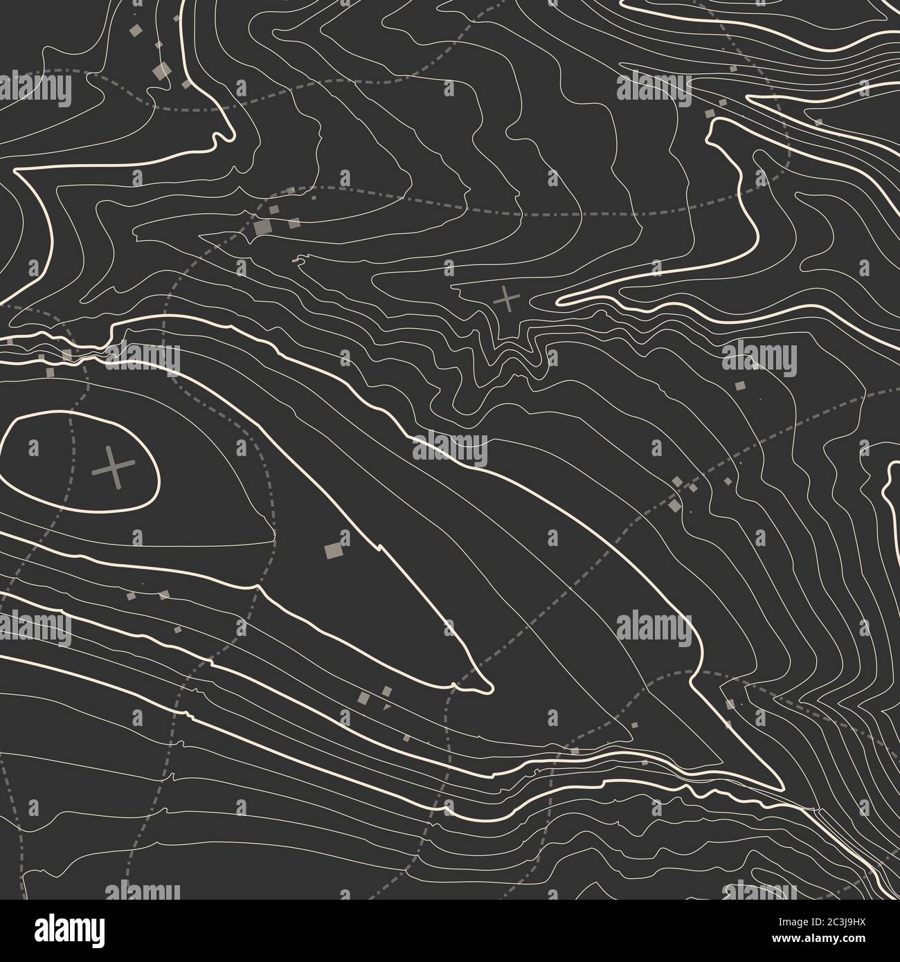 Topographic map background concept with space for your copy. Topography ...