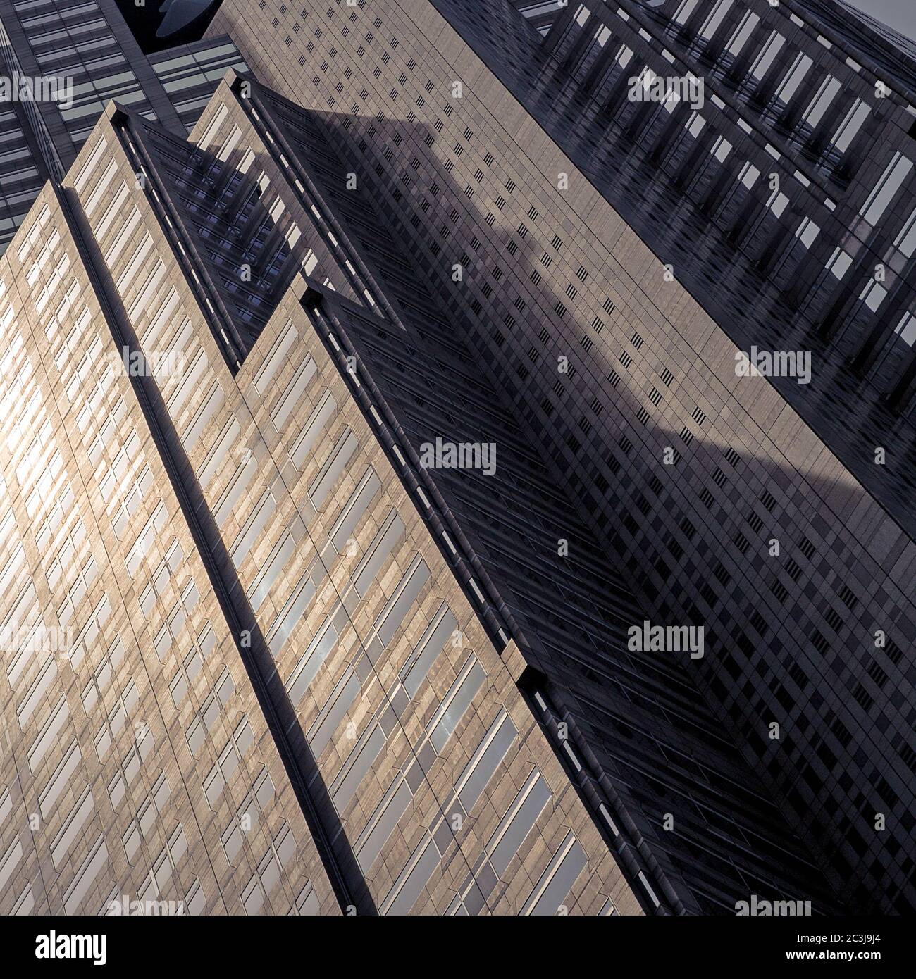 Architectural abstract section of modern building exterior Stock Photo ...