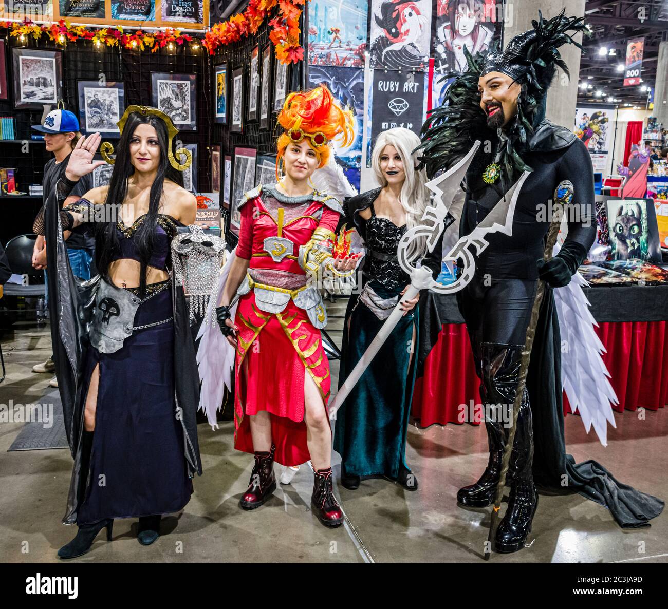 2019 Fan Fusion (AKA Comicon), Great Costumes Stock Photo - Alamy