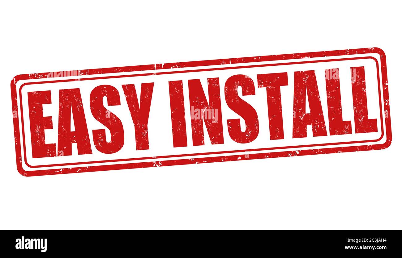 Install the signs hi-res stock photography and images - Alamy