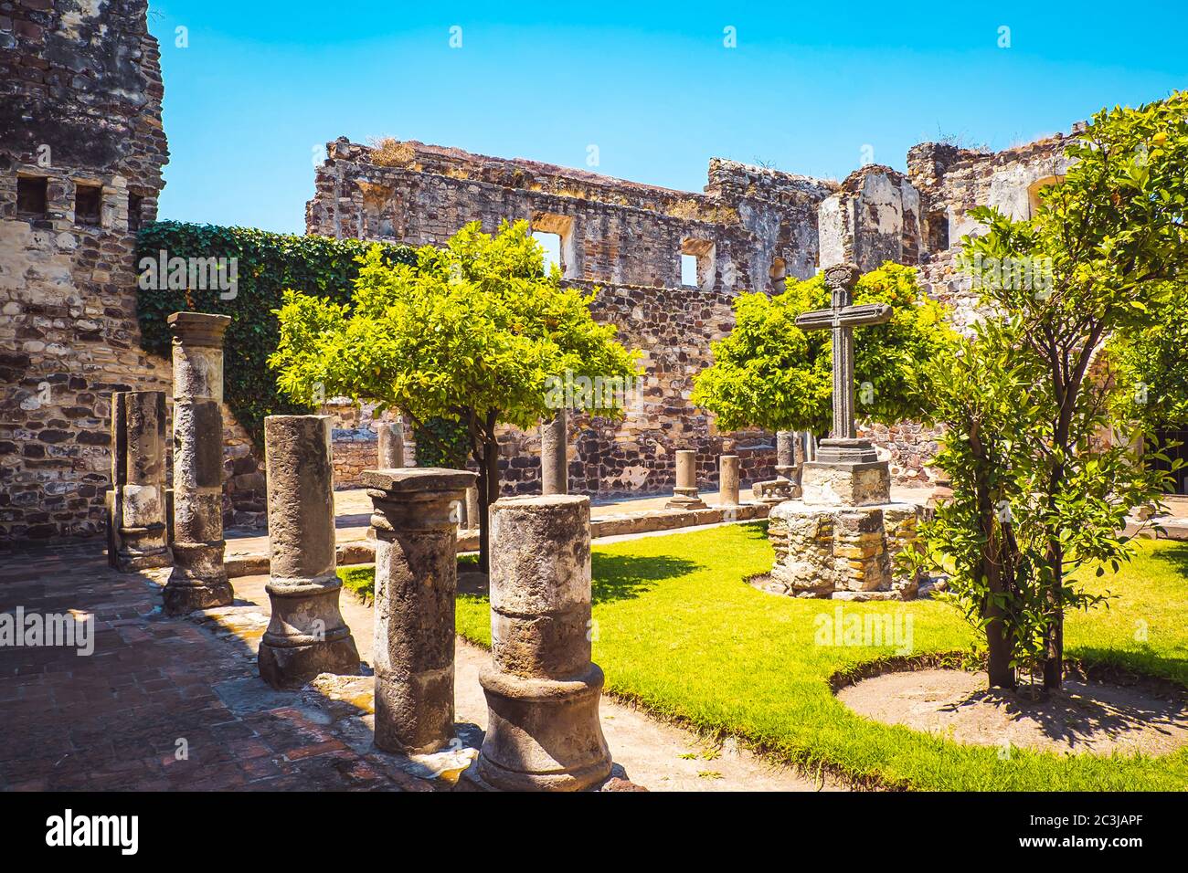 Stone Town "Tecali de Herrera" in Puebla, Mexico Stock Photo - Alamy