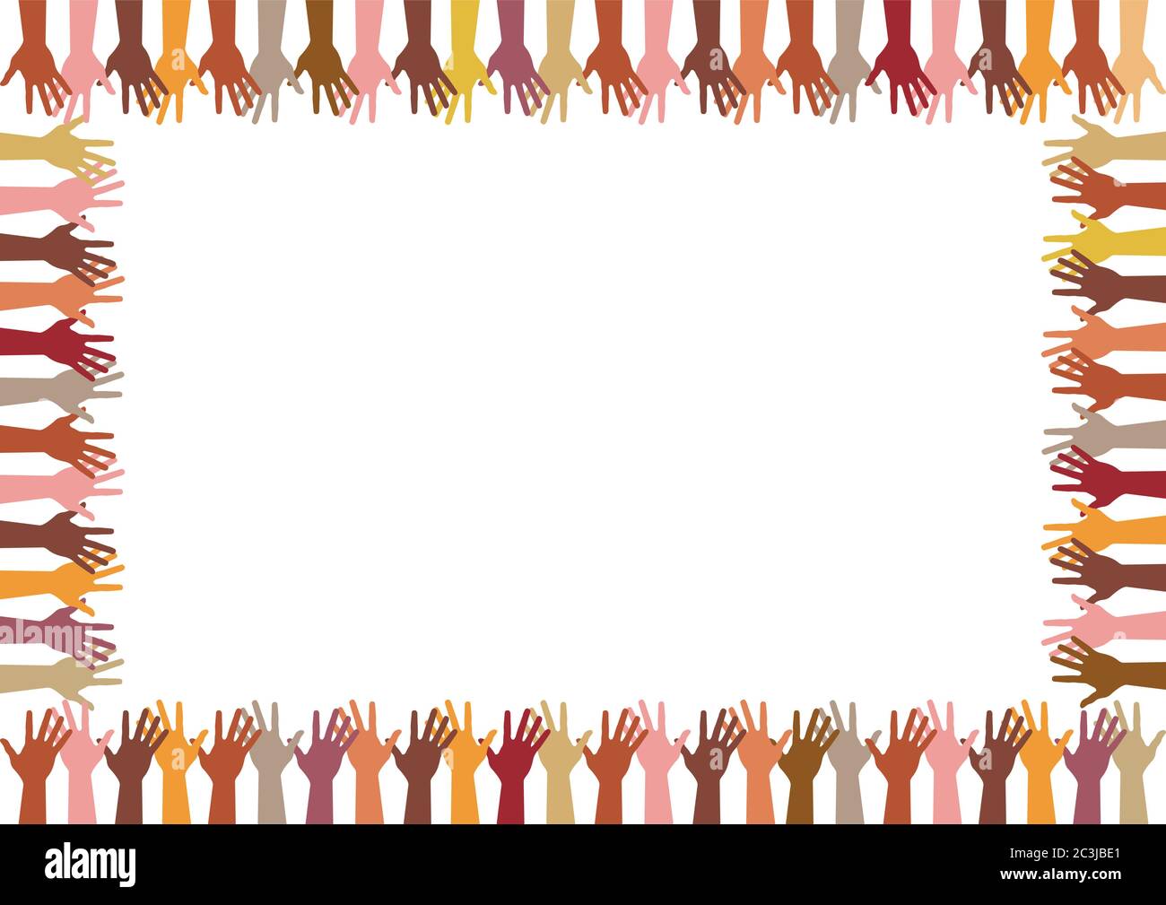 Border design many children illustration hi-res stock photography and ...