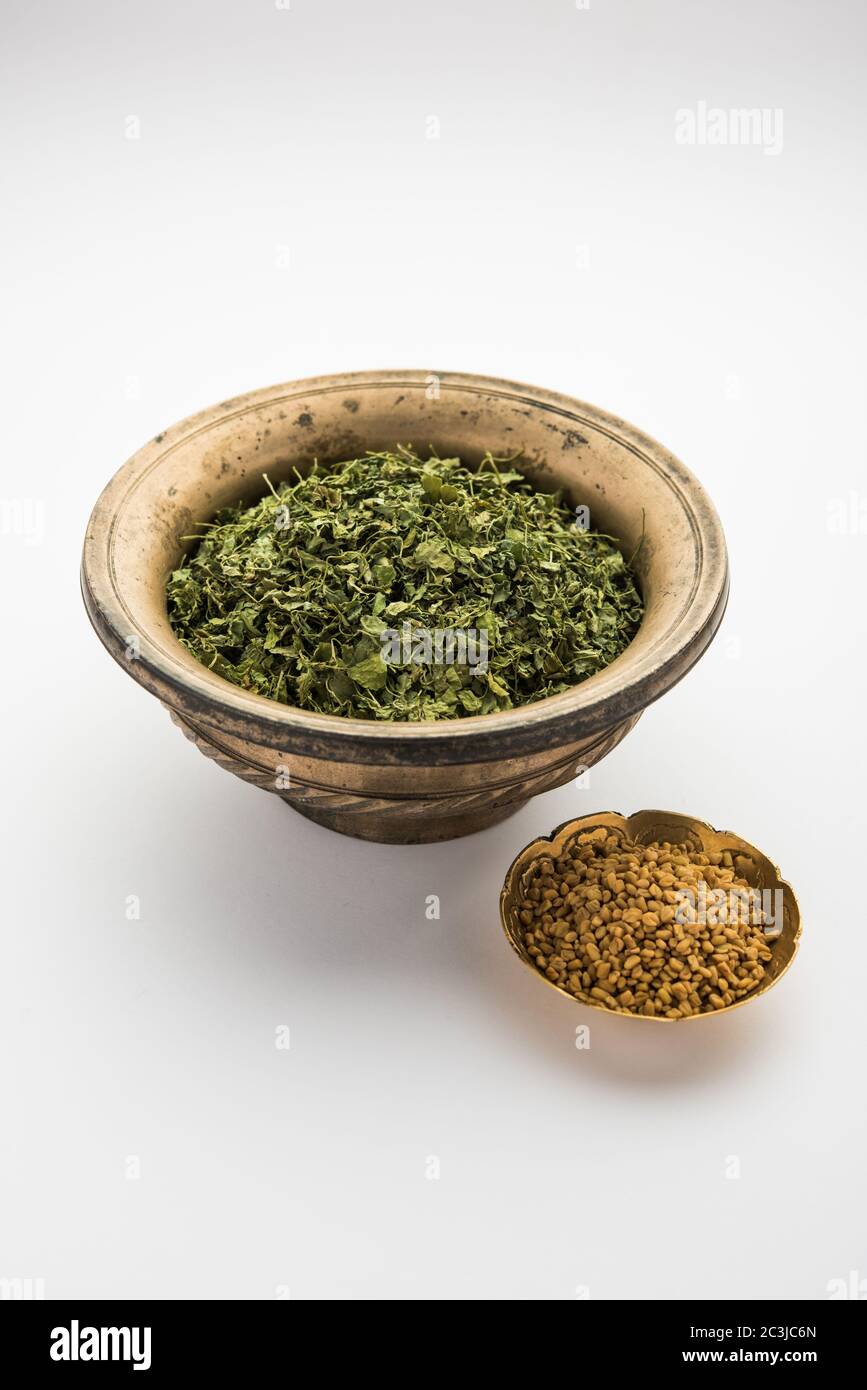 Kasoori Methi also known as Kasuri Methi or Dried Fenugreek Leaves ...