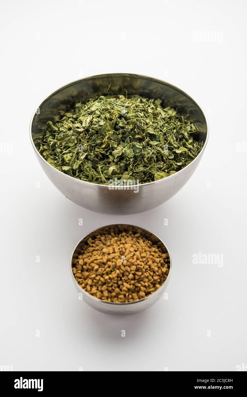 Kasoori Methi also known as Kasuri Methi or Dried Fenugreek Leaves ...
