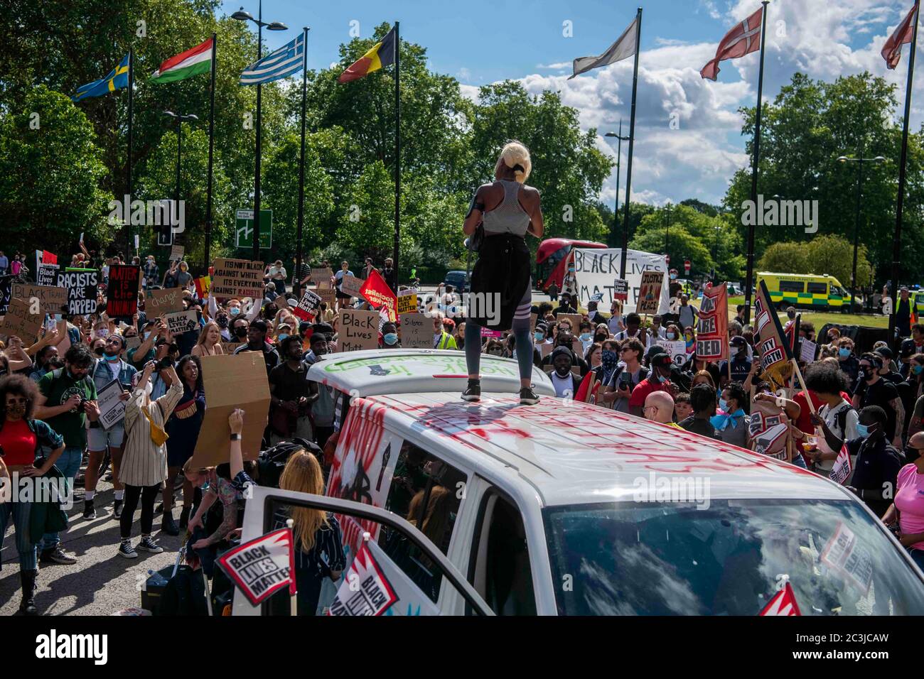 Saturday, June 20 - Hyde Park, London - Protest today organised by the ...