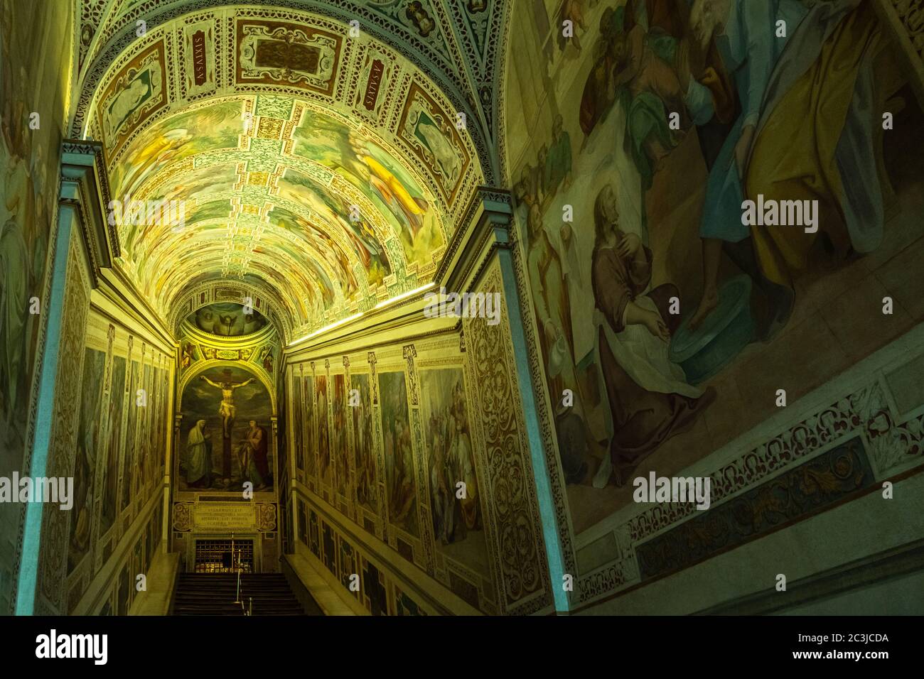 Pontifical Shrine of Holy Staircase. Rome, Lazio region, Italy, Europe ...