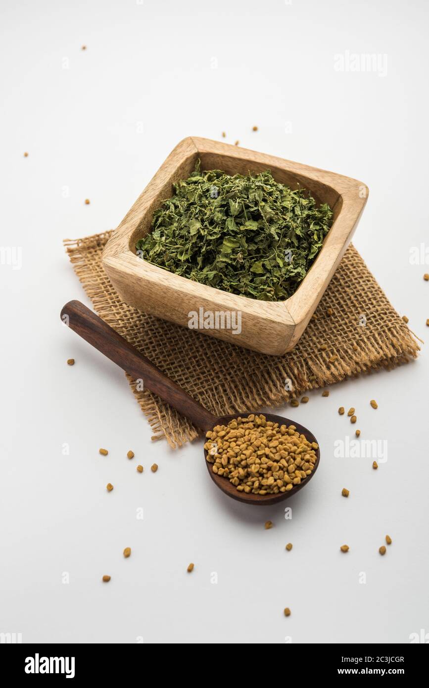 Kasoori Methi also known as Kasuri Methi or Dried Fenugreek Leaves ...