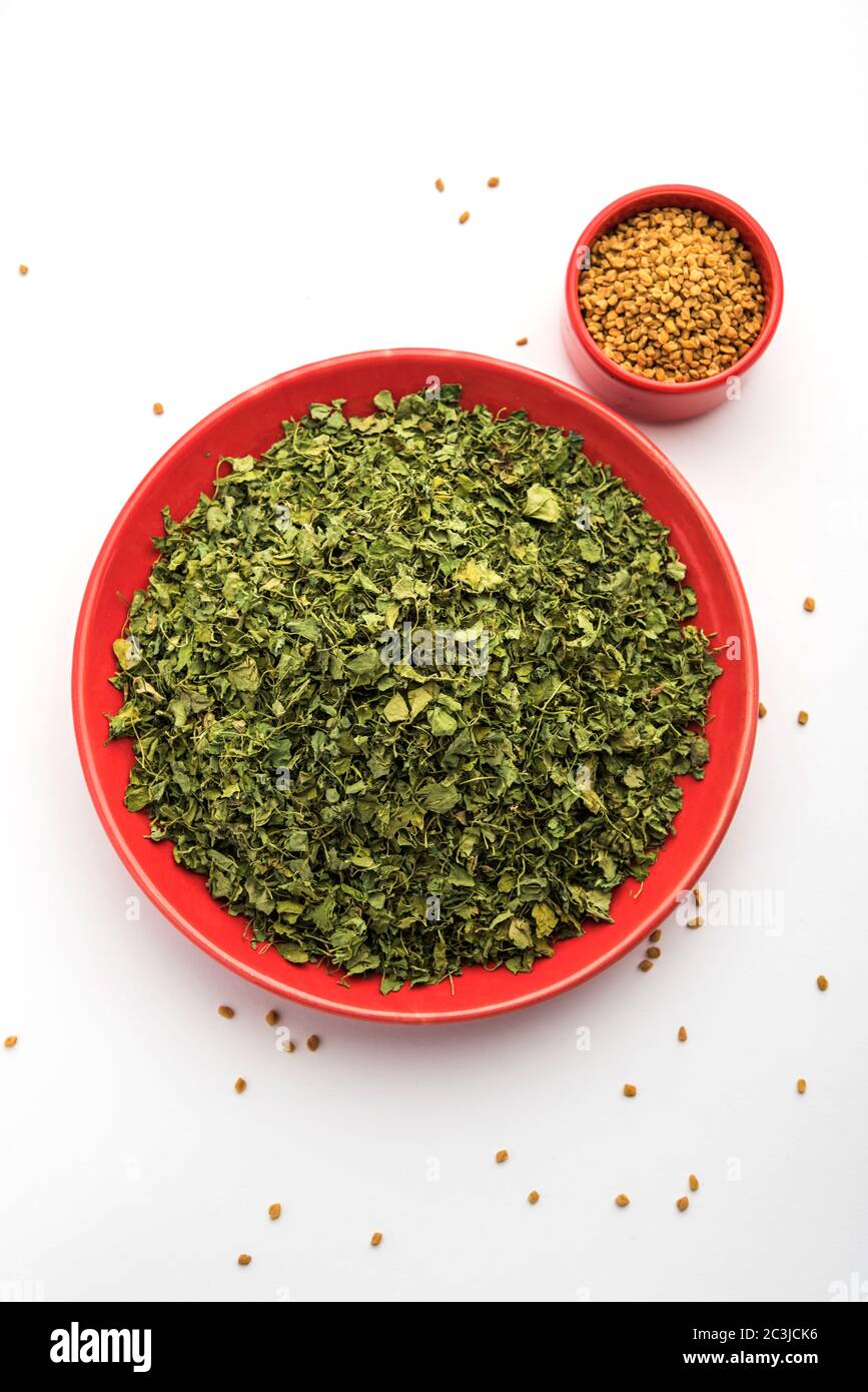 Kasoori Methi also known as Kasuri Methi or Dried Fenugreek Leaves ...