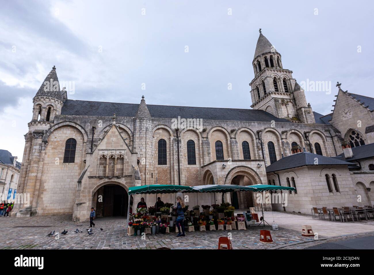 Eglise notre dame la grande de poitiers hi-res stock photography and ...