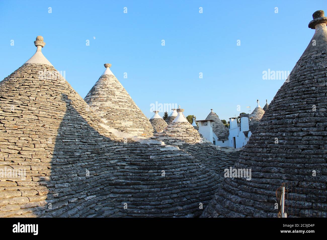 The beautiful city of Alberobello, in Puglia, in the province of Lecce ...