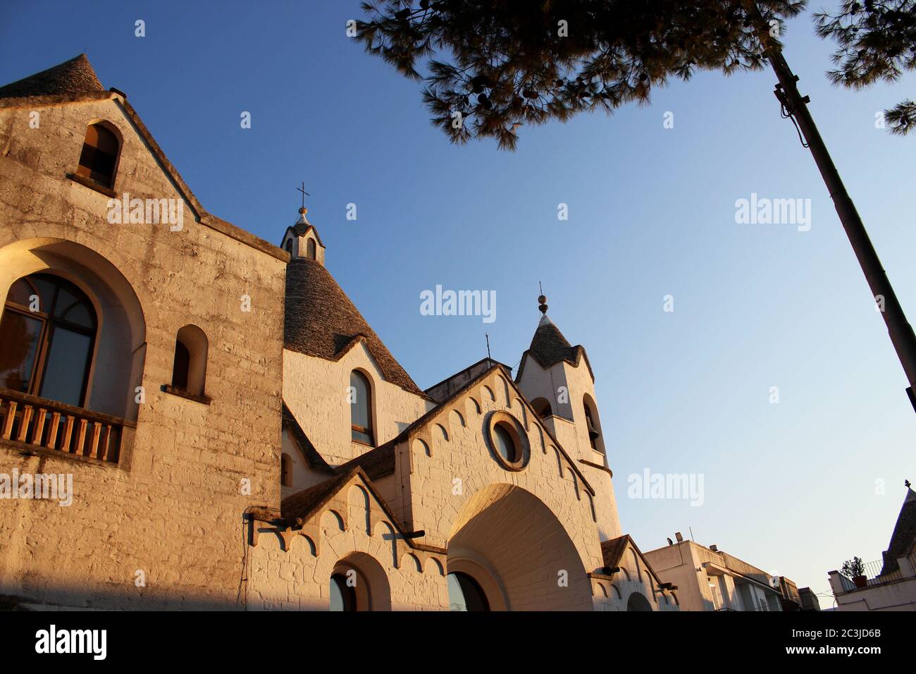 The beautiful city of Alberobello, in Puglia, in the province of Lecce ...