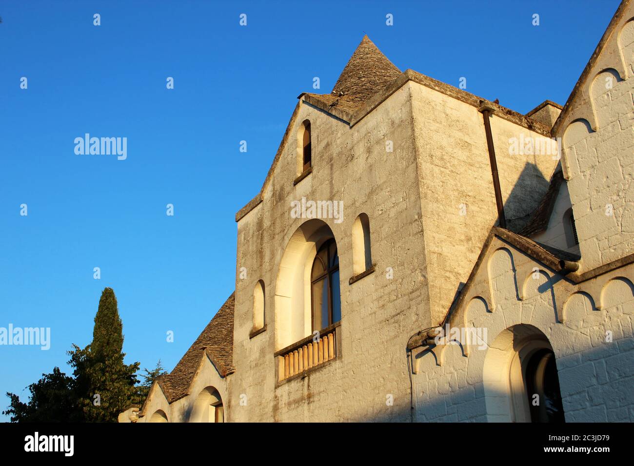 The beautiful city of Alberobello, in Puglia, in the province of Lecce ...