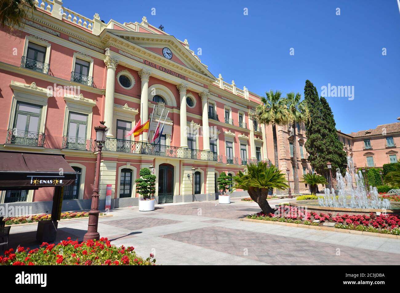 Murcia city centre, Spain Stock Photo - Alamy
