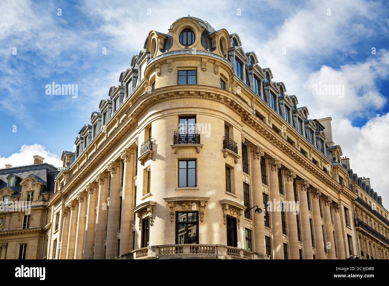 Typical Parisian architecture in the centre of Paris, France ...
