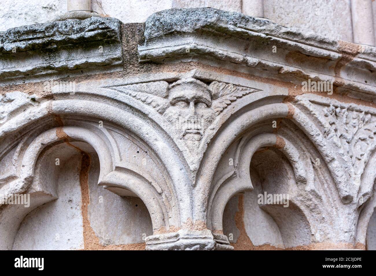 Green man stone carved hi-res stock photography and images - Alamy