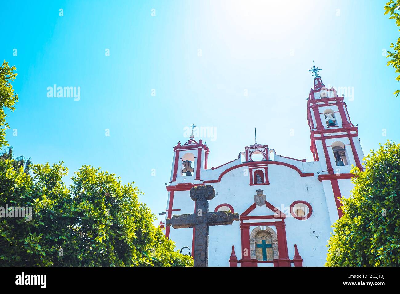 Stone Town "Tecali de Herrera" in Puebla, Mexico Stock Photo - Alamy