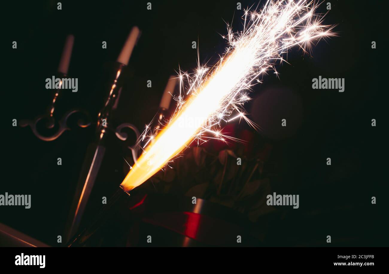 Illustration color firework decoration hi-res stock photography and ...