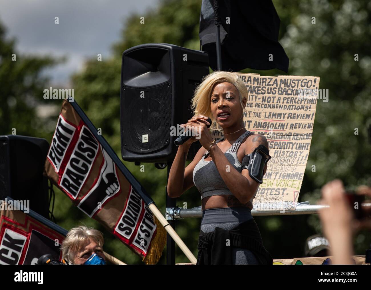 Imarn ayton black lives matter hi-res stock photography and images - Alamy