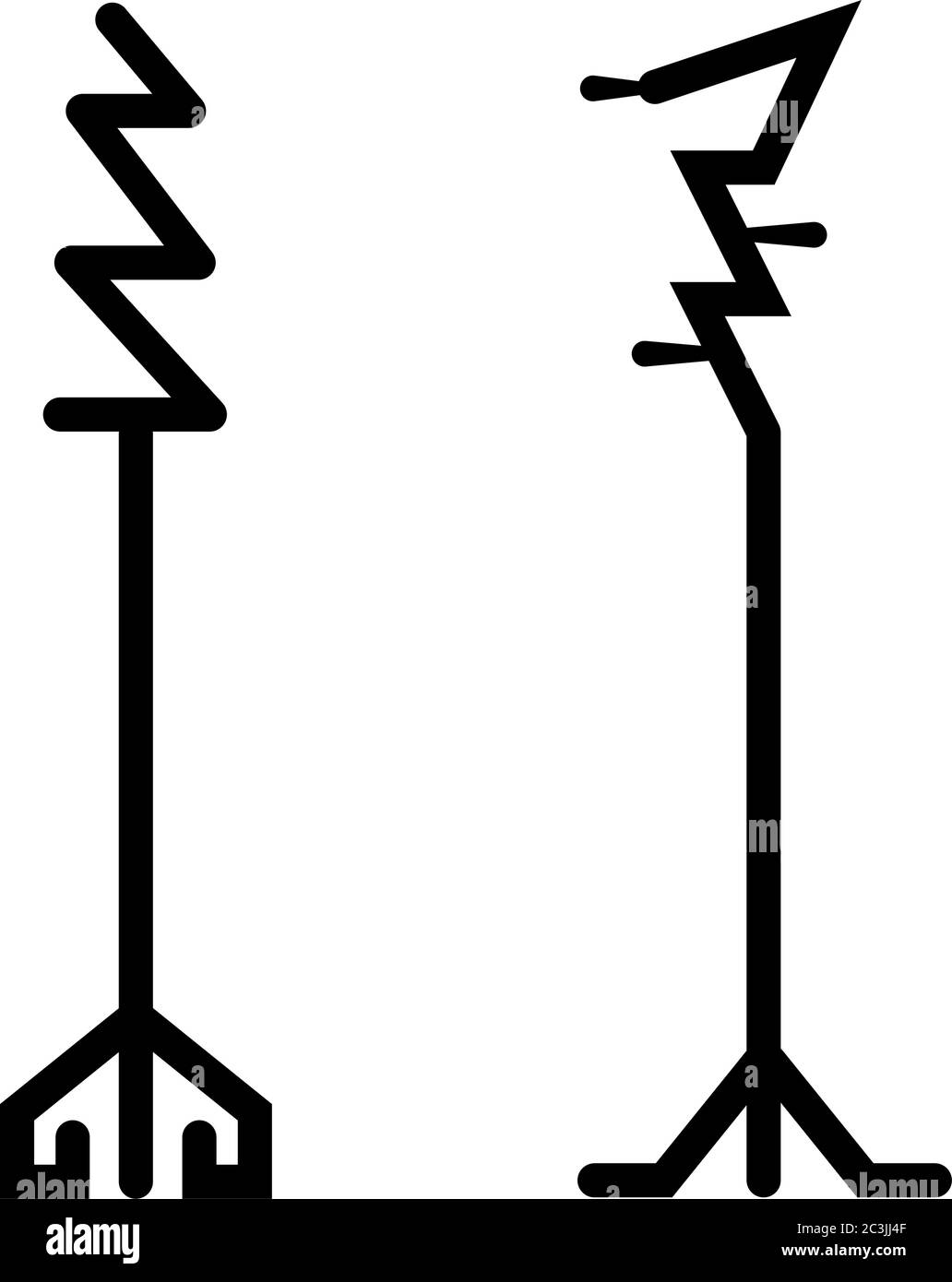 Coat Stand Icon Vector Illustration Stock Vector Image & Art - Alamy