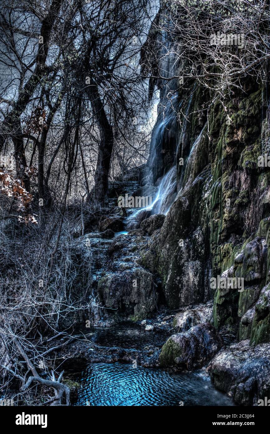 Waterfalls in texas hill country hi-res stock photography and images ...