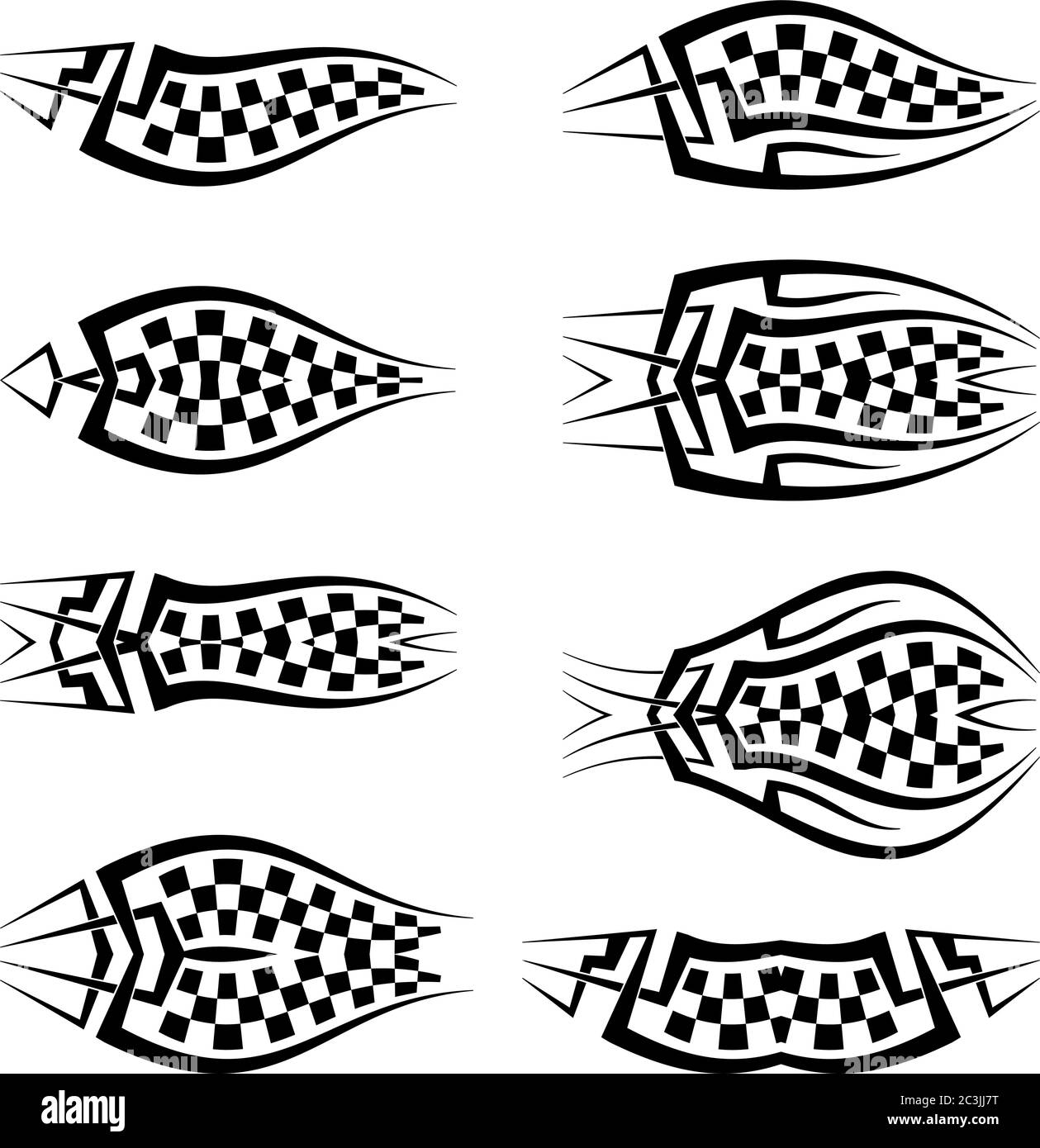 Tribal Car Decal : Vinyl Ready, Vehicle Graphics Vector Illustration ...