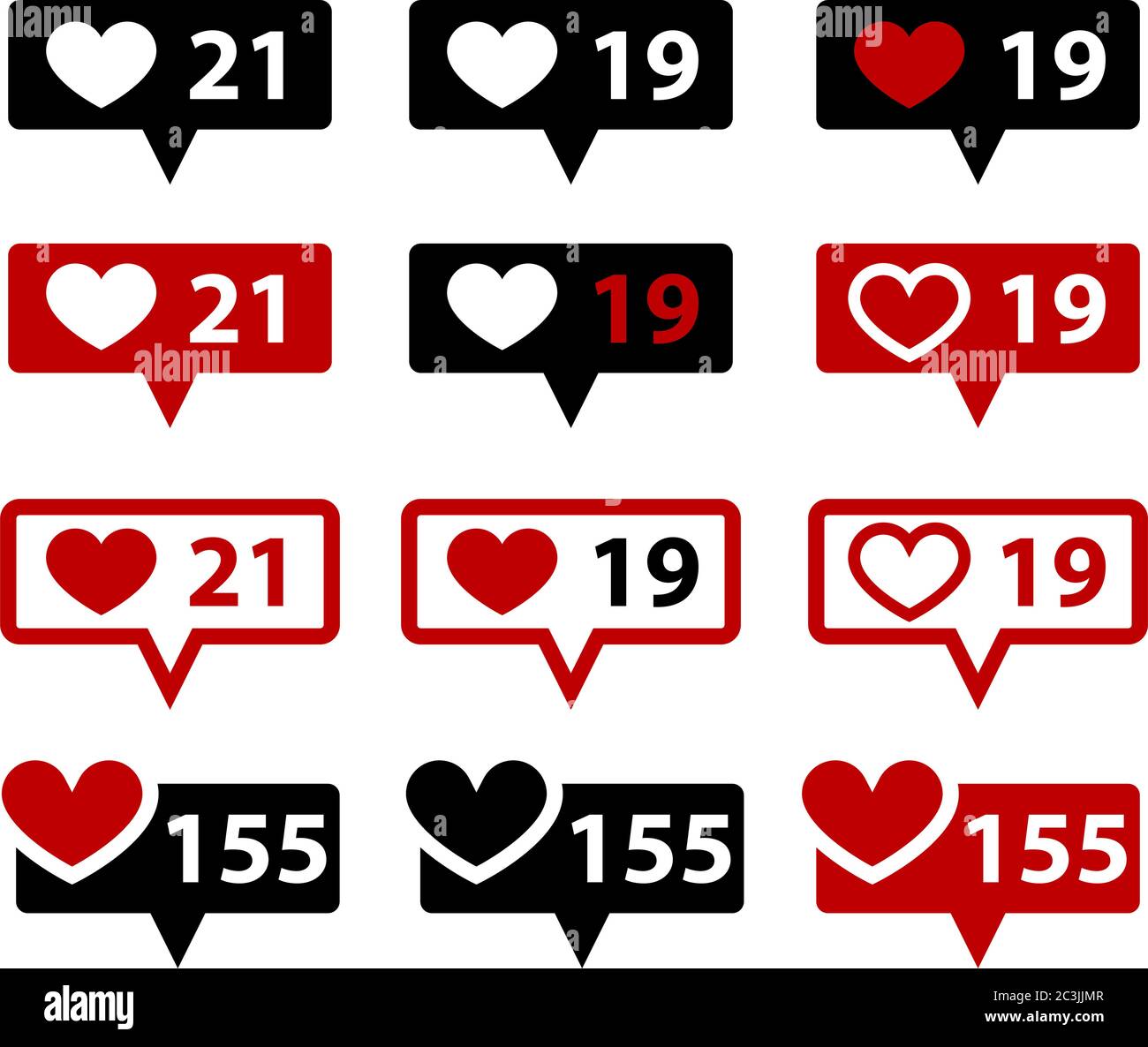 Like icon vector hi-res stock photography and images - Alamy