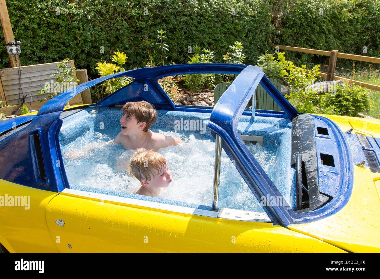 Testing a Lotus Elan +2 classic car being converted into a custom hot ...