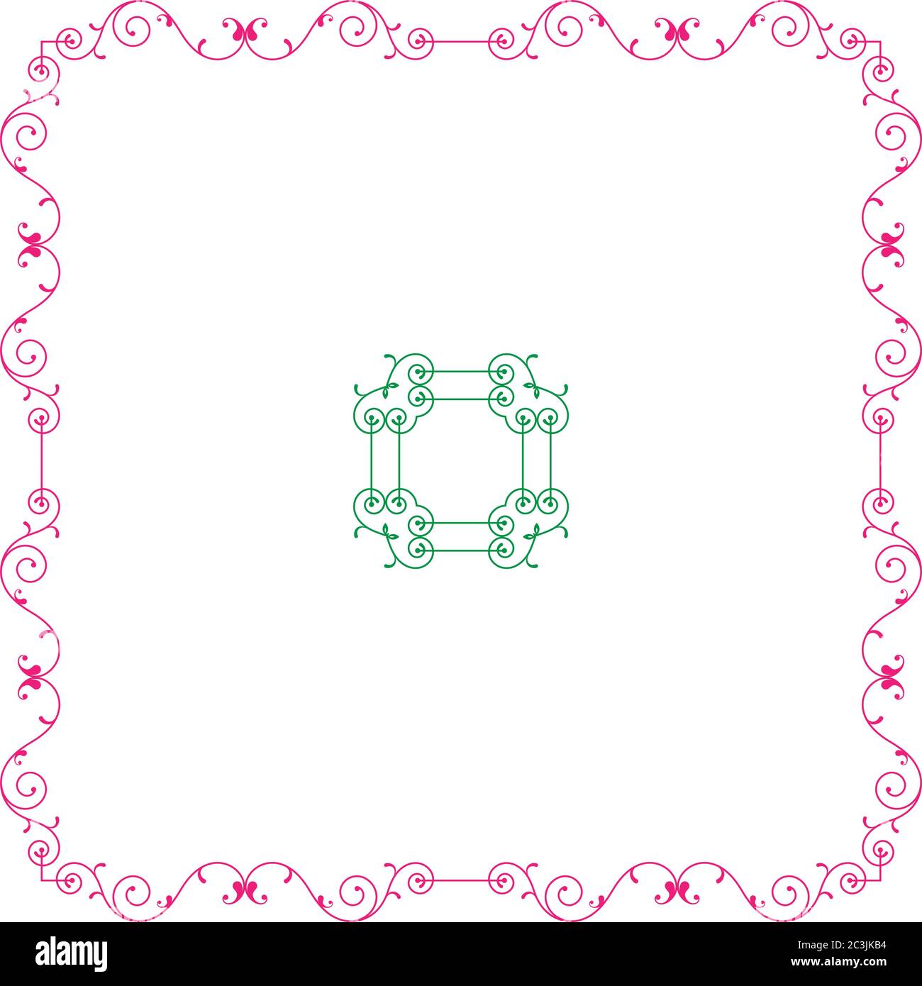 Frame Border Design Vector Illustration Stock Vector Image & Art - Alamy