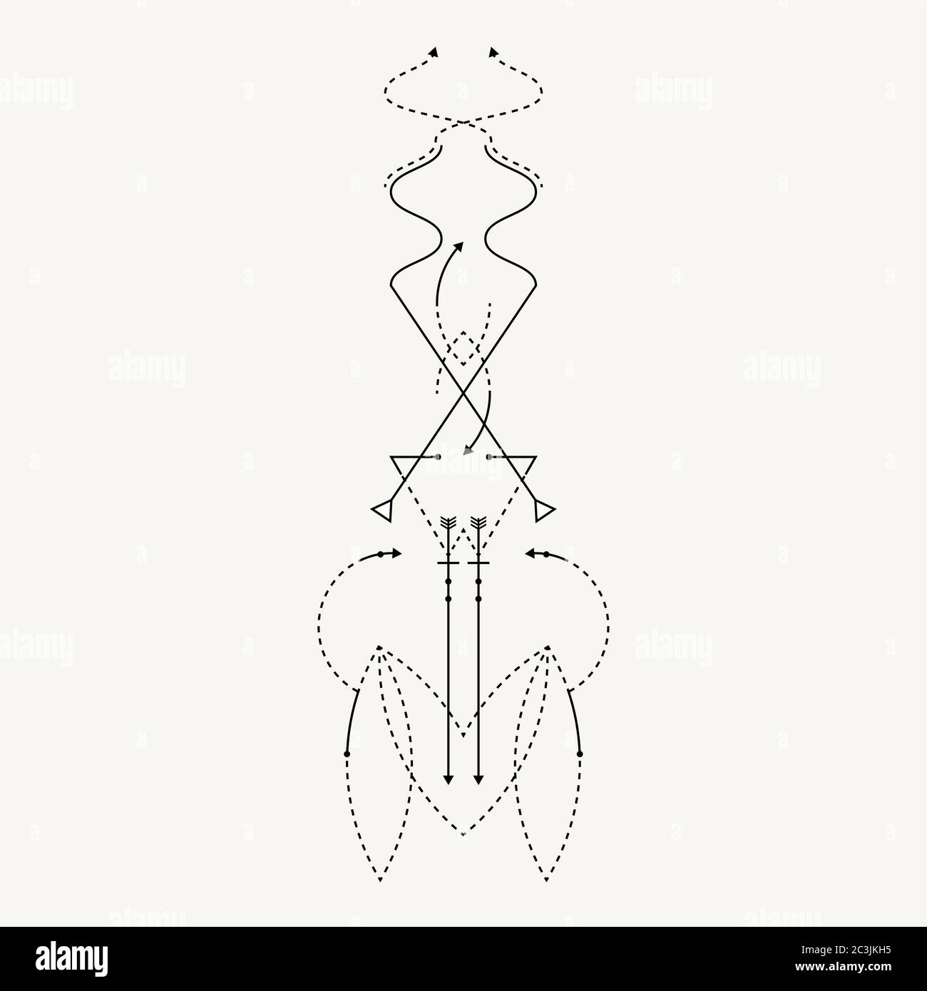 Line Dot Tattoo Vector Art Stock Vector Image & Art - Alamy