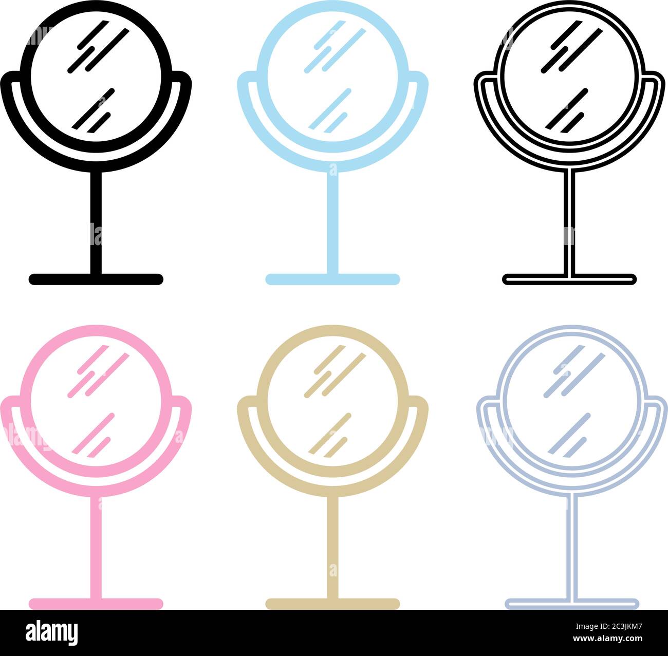 Rotating Mirror Icon Vector Illustration Stock Vector Image & Art - Alamy