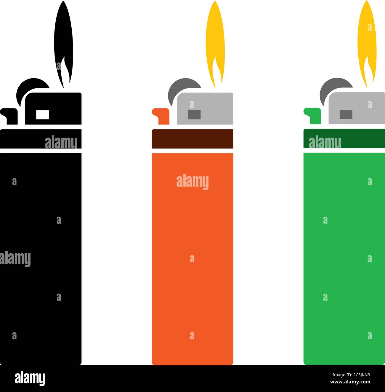 Lighter Icon Vector Illustration Stock Vector Image & Art - Alamy