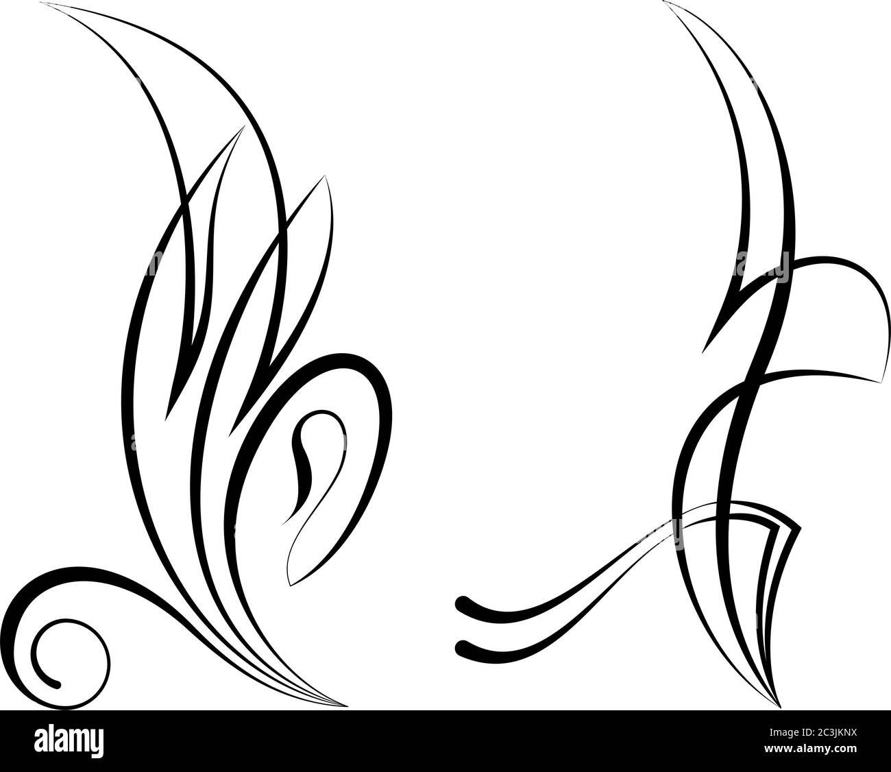 Pinstripe Design Vinyl Ready Vector Illustration Stock Vector Image ...