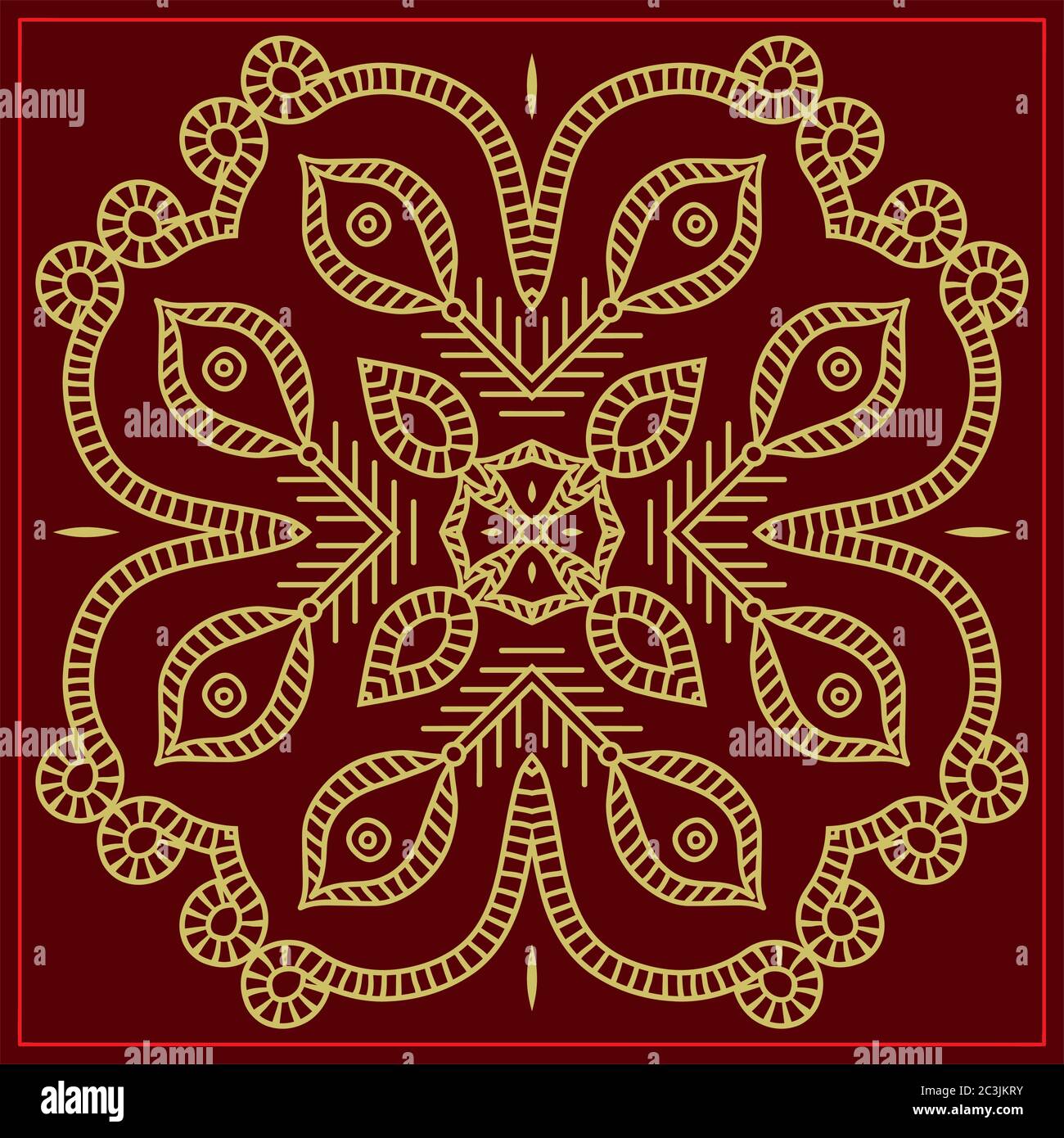 Folk, Tribal Design, Motif, Wall Painting Vector Art Stock Vector Image ...