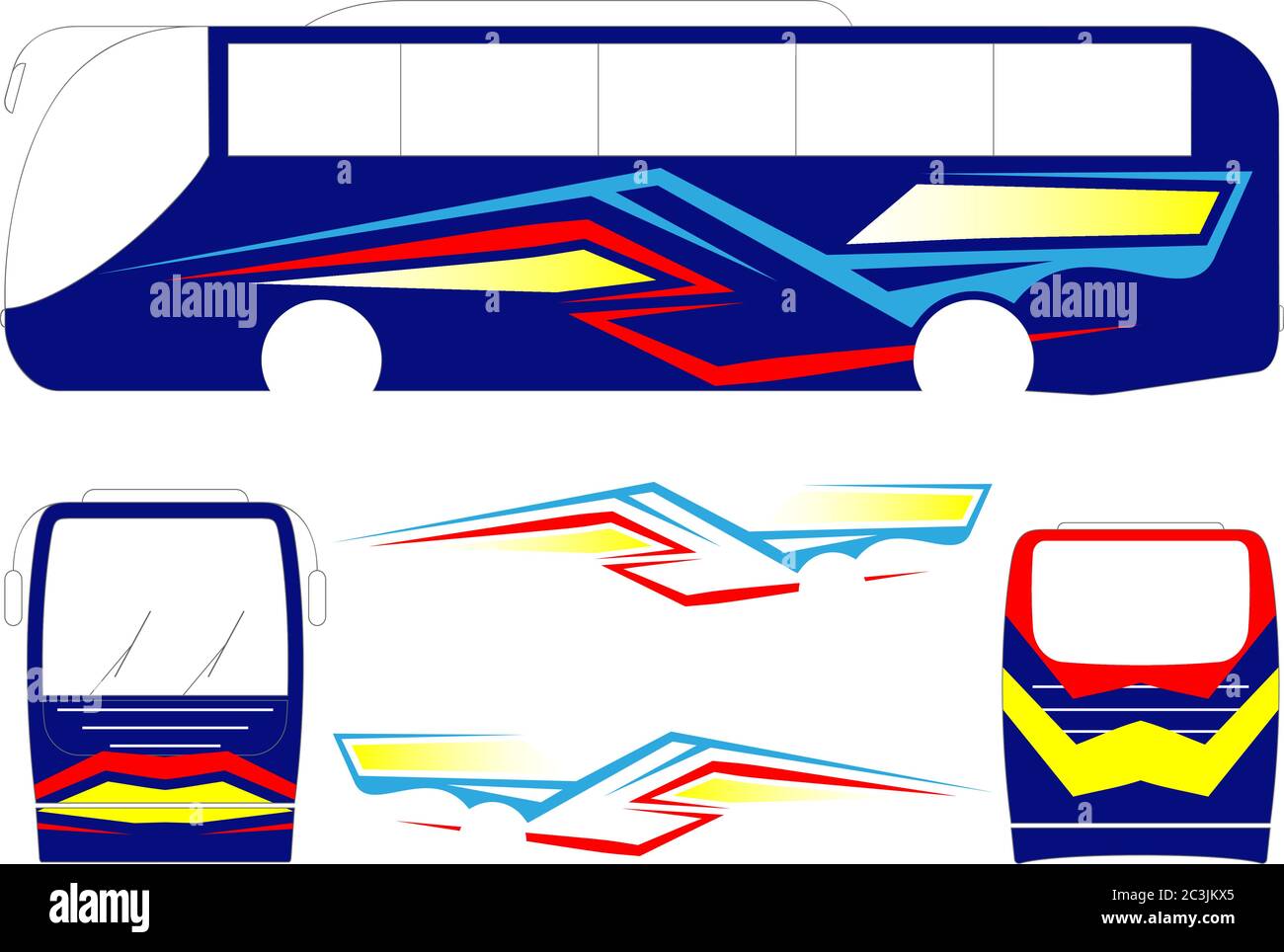 Bus decal Stock Vector Images - Alamy
