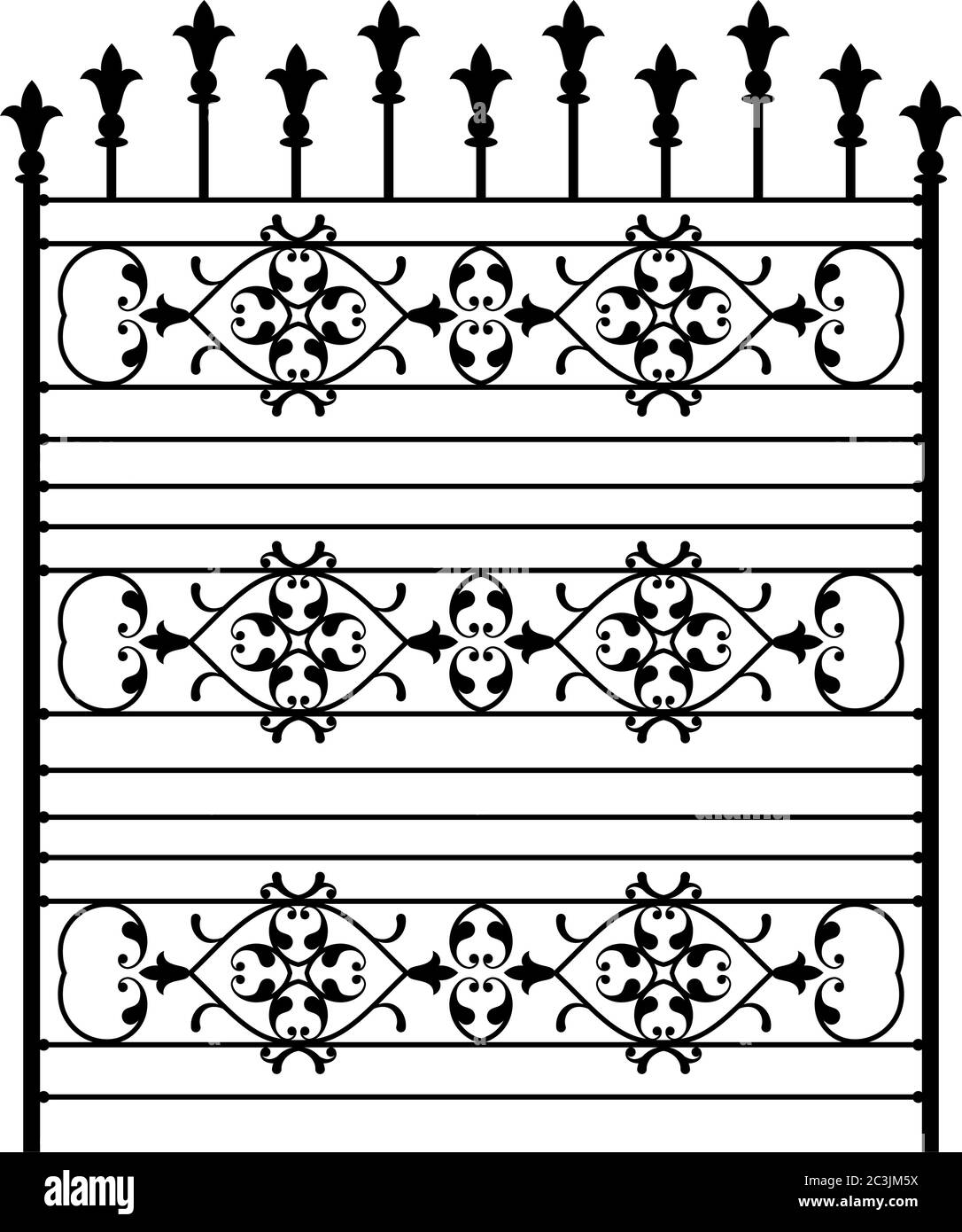 Wrought Iron Designs Vector