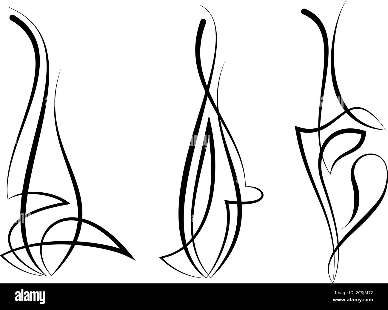 Pinstripe Design Vinyl Ready Vector Illustration Stock Vector Image ...