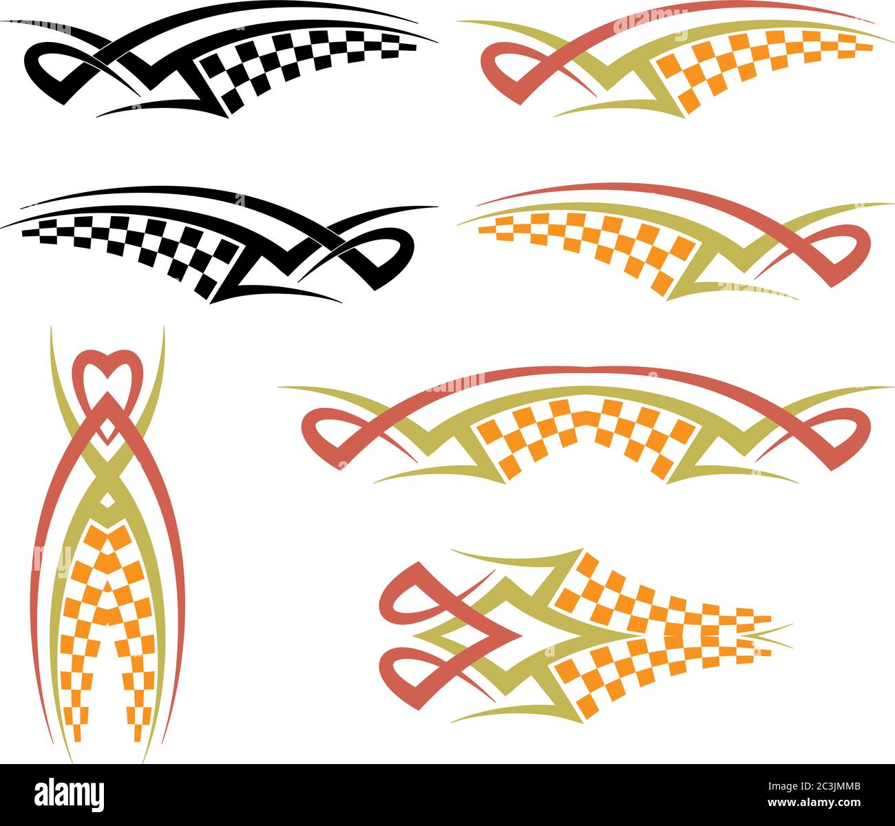 Tribal Car Decal : Vinyl Ready, Vehicle Graphics Vector Illustration ...