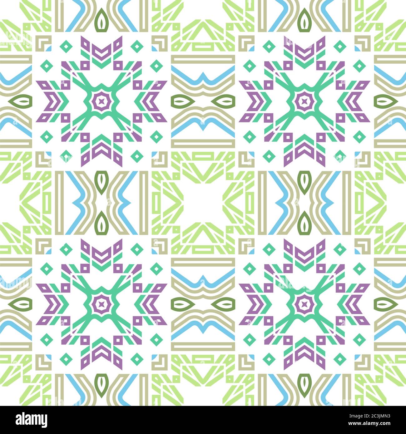 Geometric Seamless Pattern Vector Illustration Stock Vector Image & Art ...