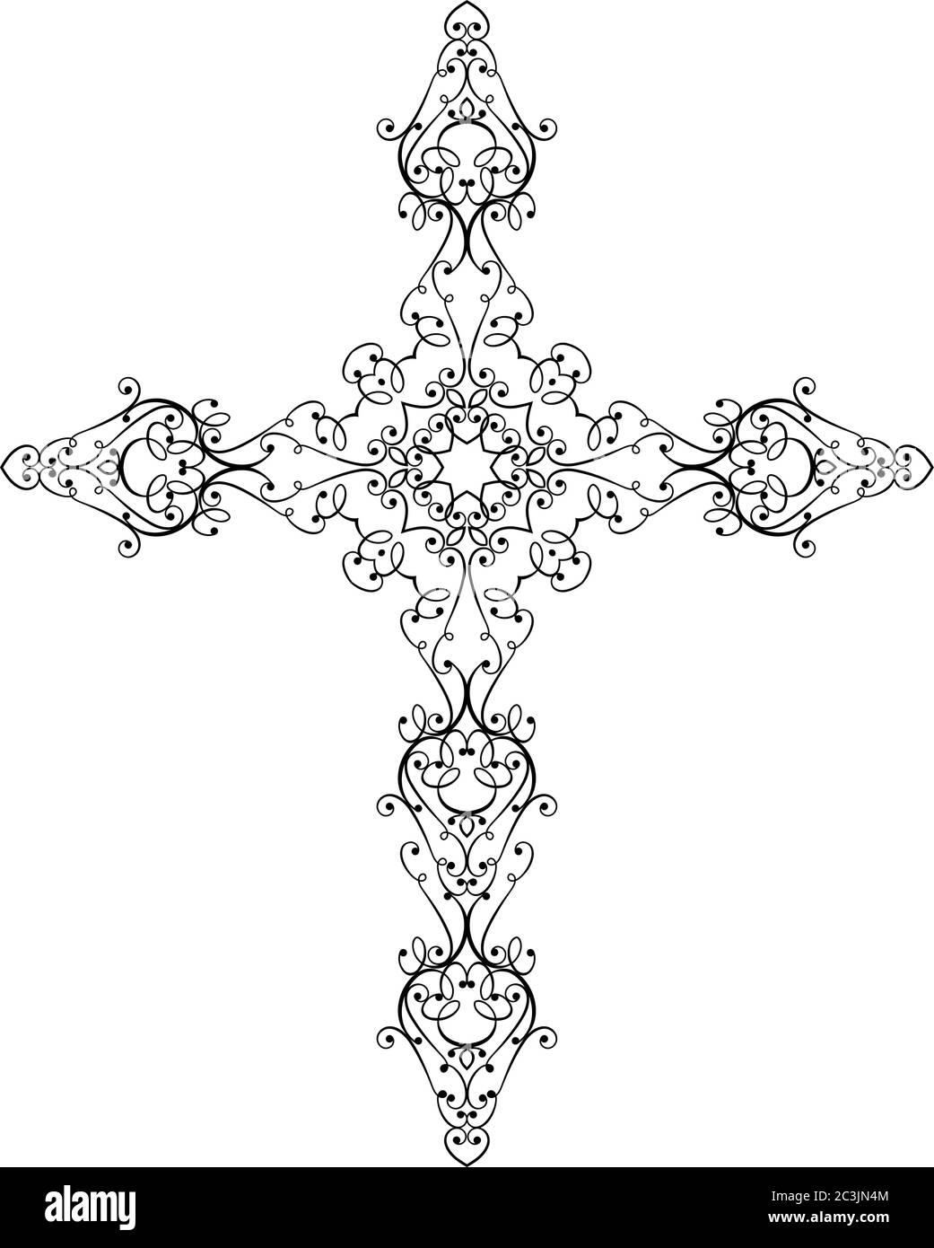 Christian Cross Design Vector Art Stock Vector Image & Art - Alamy