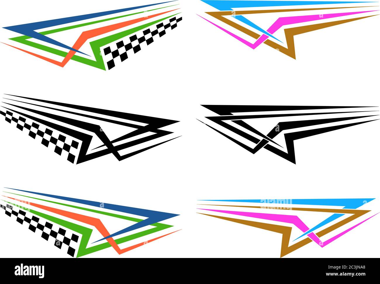 Vehicle Graphics, Stripe : Vinyl Ready Vector Art Stock Vector Image ...