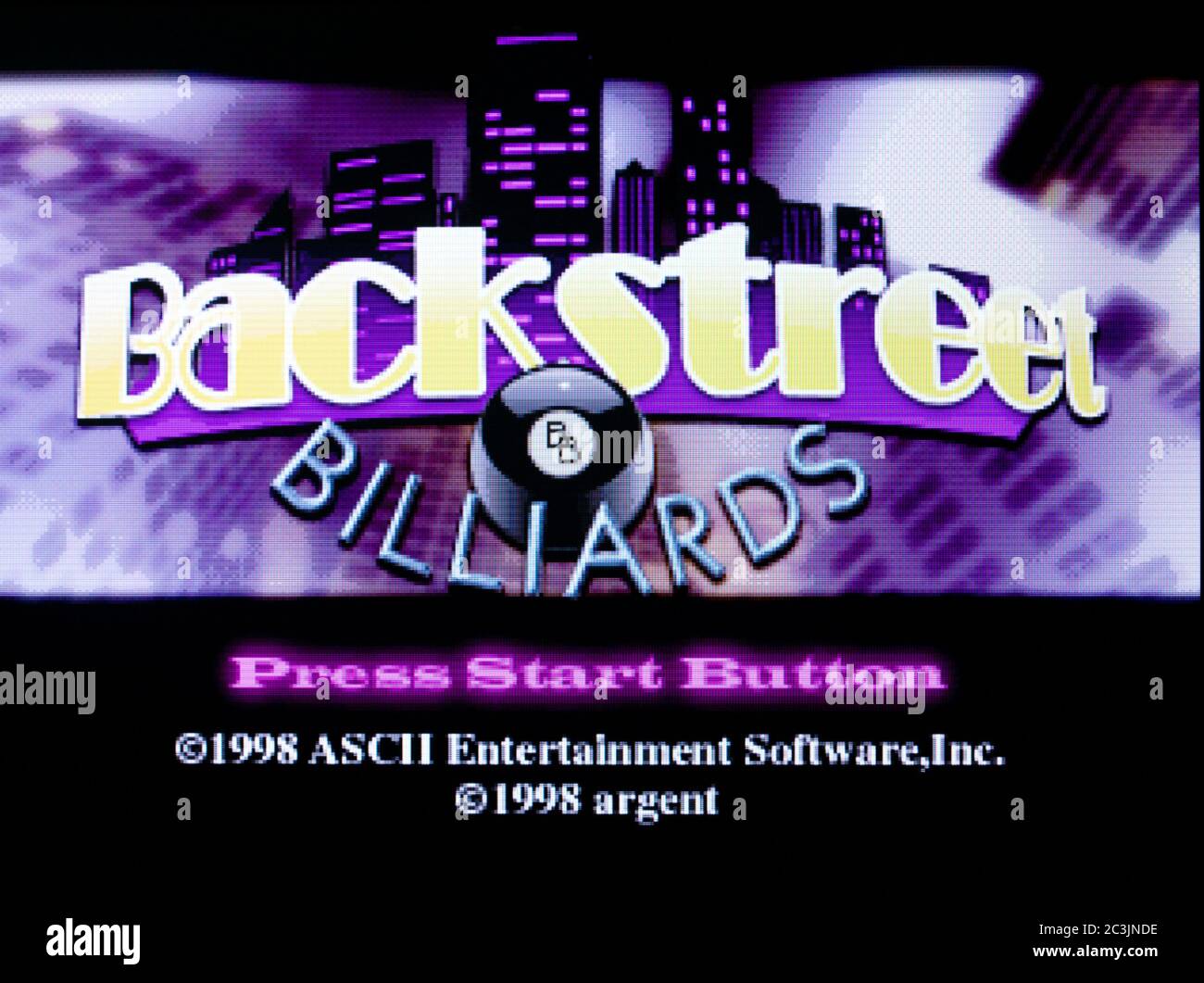 Backstreet Billiards - Sony Playstation 1 PS1 PSX - Editorial use only ...